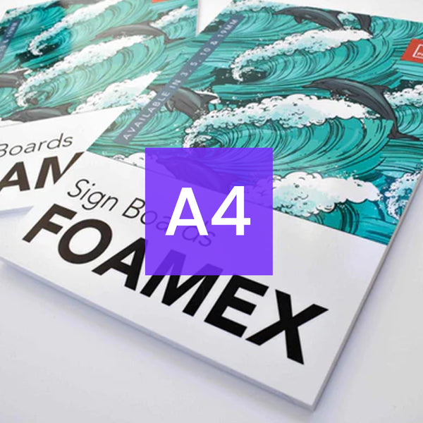 A4 Foamex Signs, Foam Board Printing, Buy Online Now - One Printer