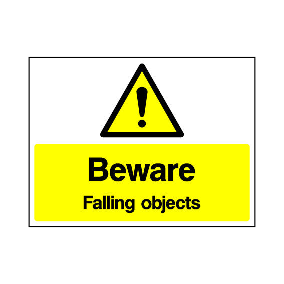Beware Falling Objects - Construction Sign | UK Safety Sign - One Printer