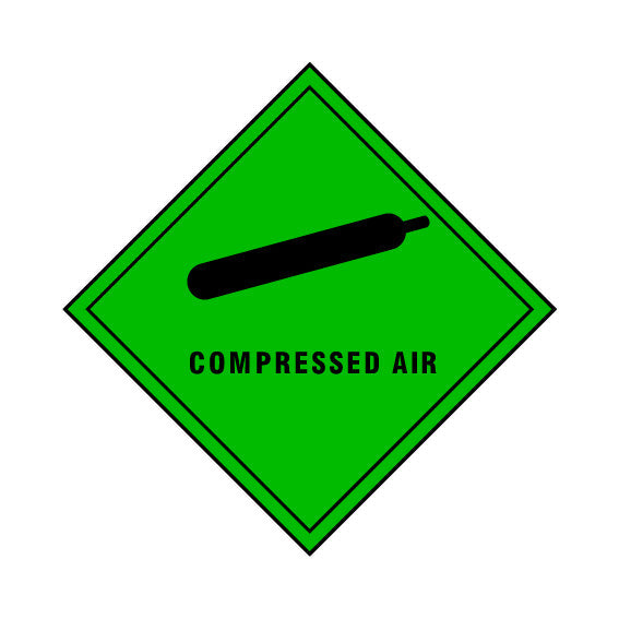 Compressed Air - Dangerous Substances Sign | UK Safety Sign - One Printer