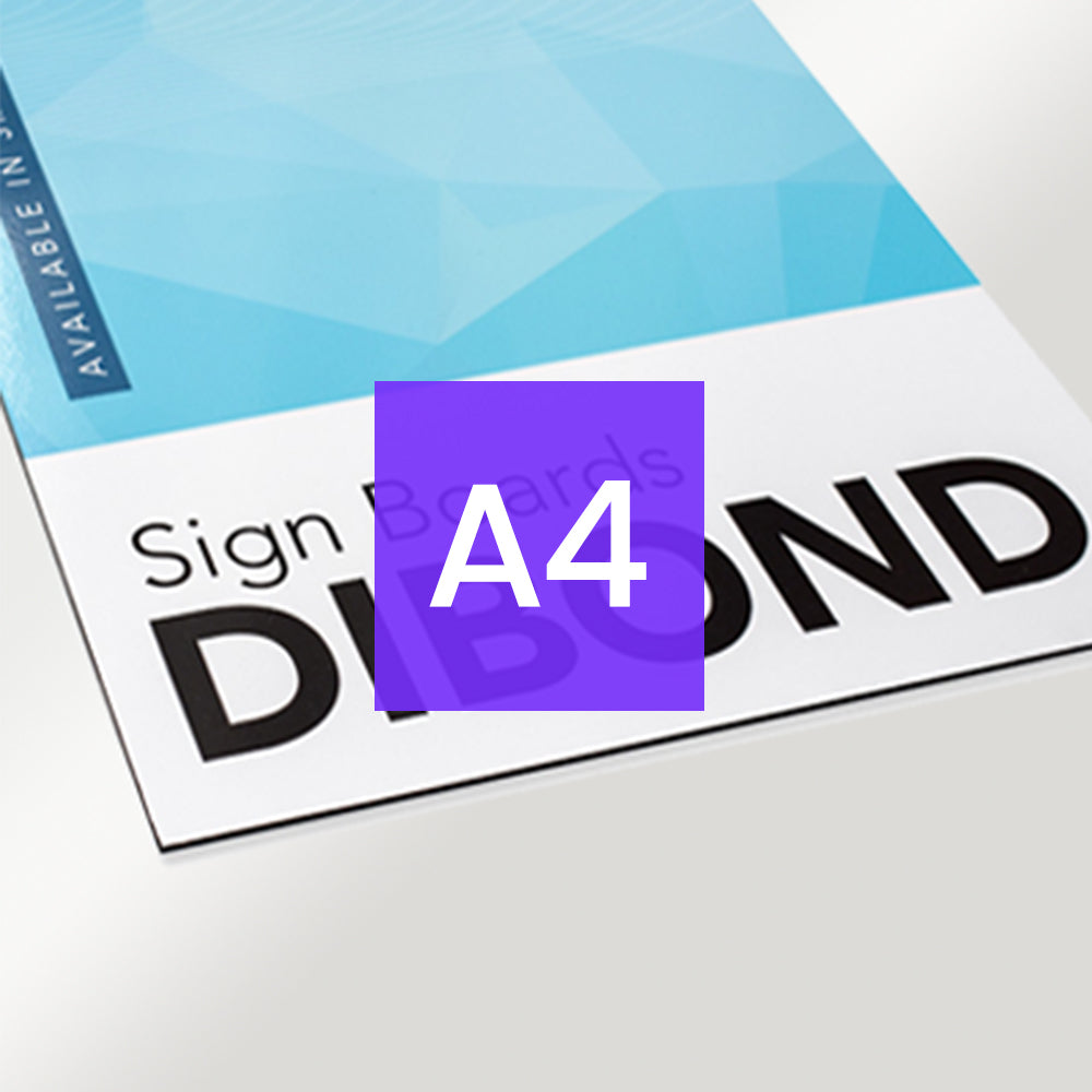 A4 Dibond Signs, Aluminium Board Printing, Fast Delivery, Order Now ...