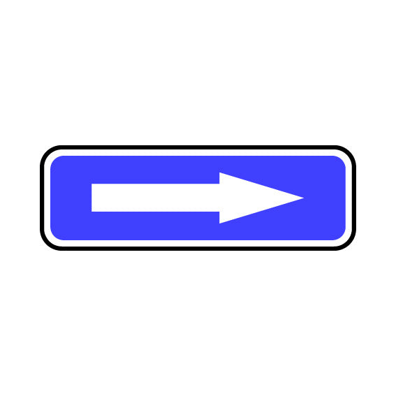 Directional Arrow Right Or Left - DDA Act Sign | UK Safety Sign - One ...