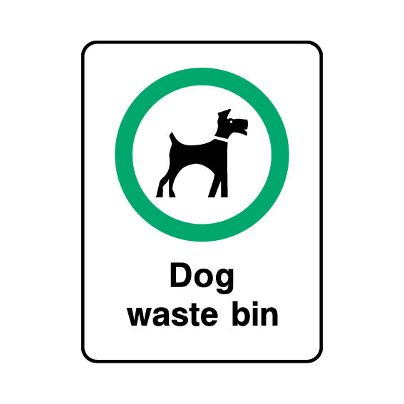 Dog Waste Bin - Parks & Play Sign | UK Safety Sign - One Printer