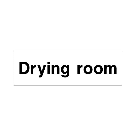 Drying Room - Construction Sign | UK Safety Sign - One Printer
