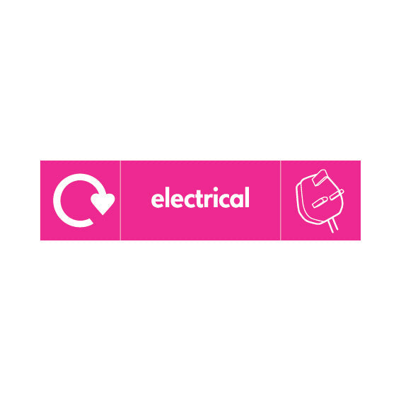 Electrical & Icon Recycling - Electrical Recycling Sign | UK Safety ...