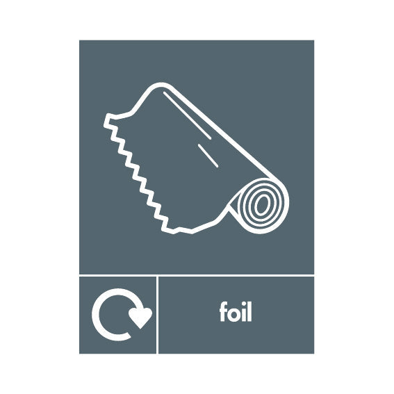 Foil & Icon Recycling - Metals Recycling Sign | UK Safety Sign - One ...