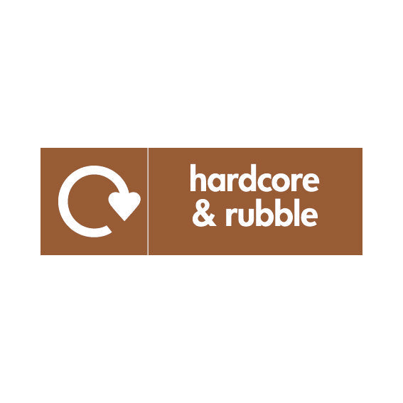 Hardcore & Rubble - Recycling Symbol - Building Materials Recycling ...