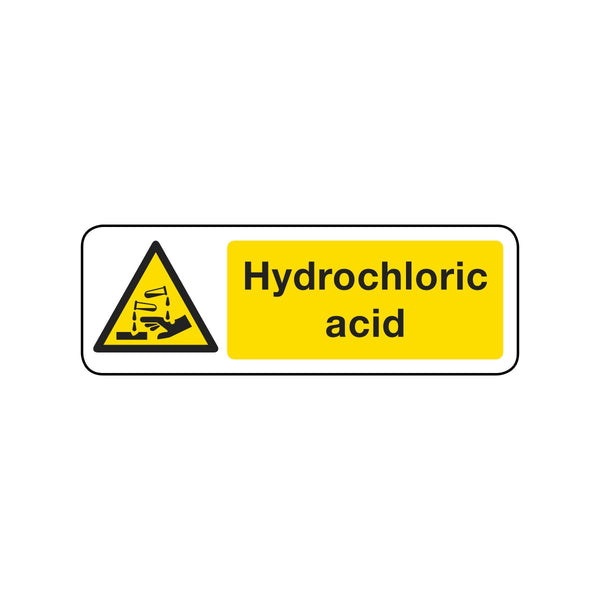 Hydrochloric Acid Sign - One Printer