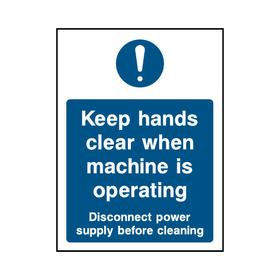 Keep Hands Clear When Machine Is Operating - Food Processing & Hygeine ...