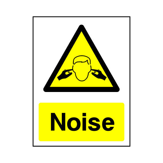 Noise - Machinery Warning Sign | UK Safety Sign - One Printer