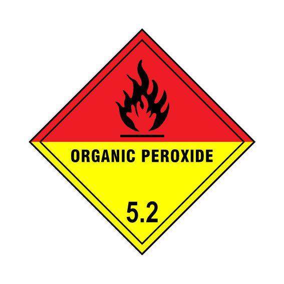 Organic Peroxide 5.2 - Dangerous Substances Sign | UK Safety Sign - One ...