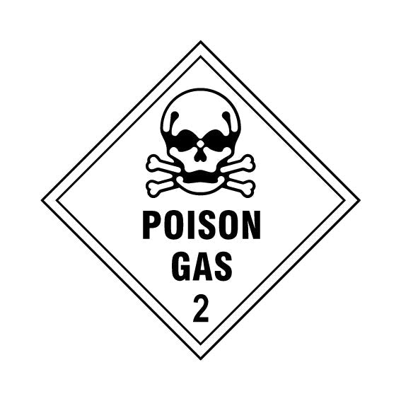 Poison Gas 2 - Dangerous Substances Sign | UK Safety Sign - One Printer