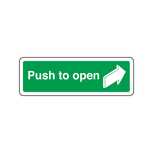 Push To Open Sign - One Printer
