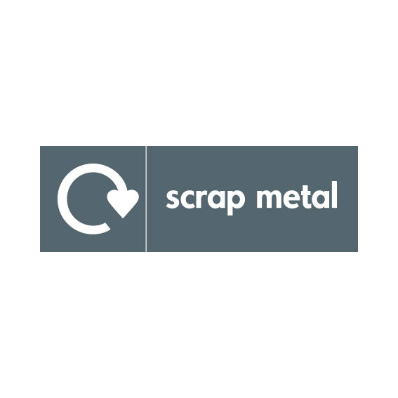 Scrap Metal Recycling - Metals Recycling Sign | UK Safety Sign - One ...