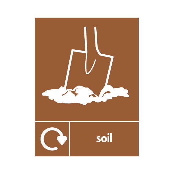 Soil Recycling With Large Icon - Building Materials Recycling Sign | UK ...