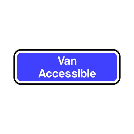 Van Accessible - DDA Act Sign | UK Safety Sign - One Printer