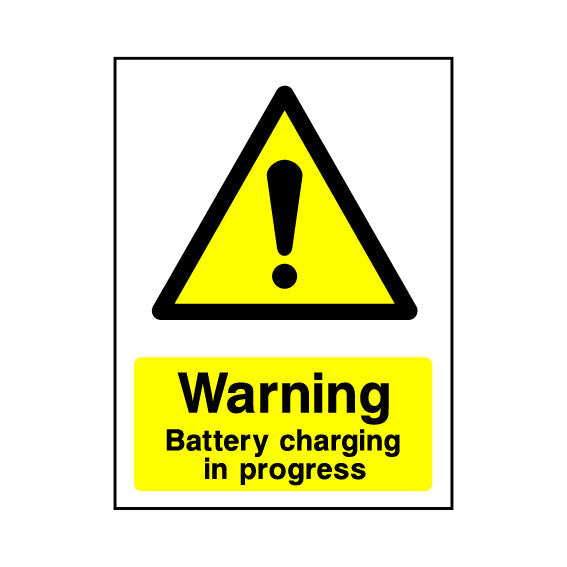 Warning - Battery Charging In Progress - General Warning Sign | UK ...