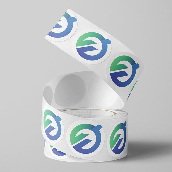 Stickers on Rolls, Custom Sizes, Free Delivery, Buy Online - One Printer