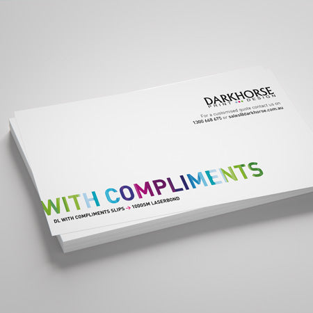 Compliment Slips - One Printer