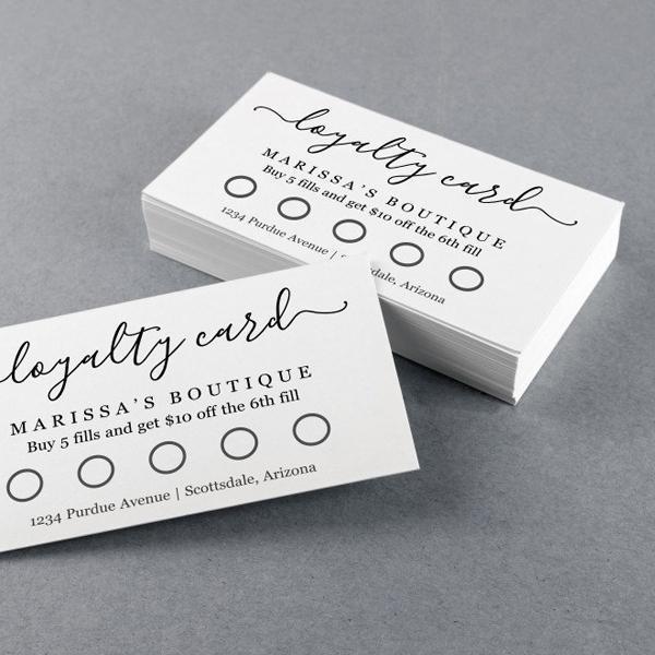 Loyalty Cards - One Printer