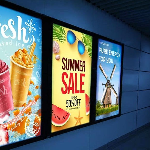 Backlit Posters, Custom Sizes, FREE UK Delivery, Buy Online - One Printer